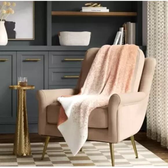 Threshold | Bedding | Threshold Reversible Clay Pink Ombre Cozy ...